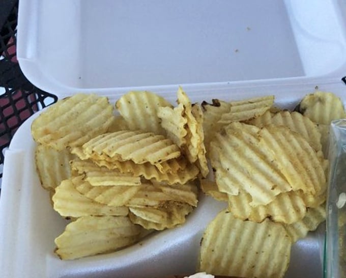 These aren't just potato chips—they're the supporting actors that know their role is to complement the star sandwich without stealing the show.