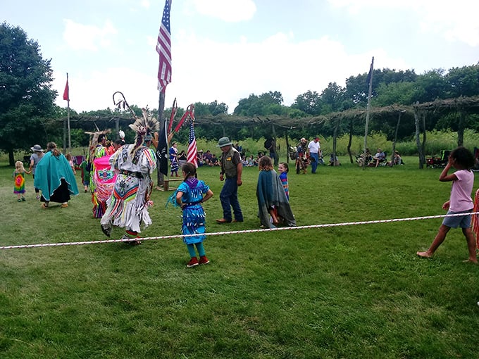 Cultural celebration in living color! Native American dancers share traditions that have survived centuries—proving some things are too beautiful to be forgotten.