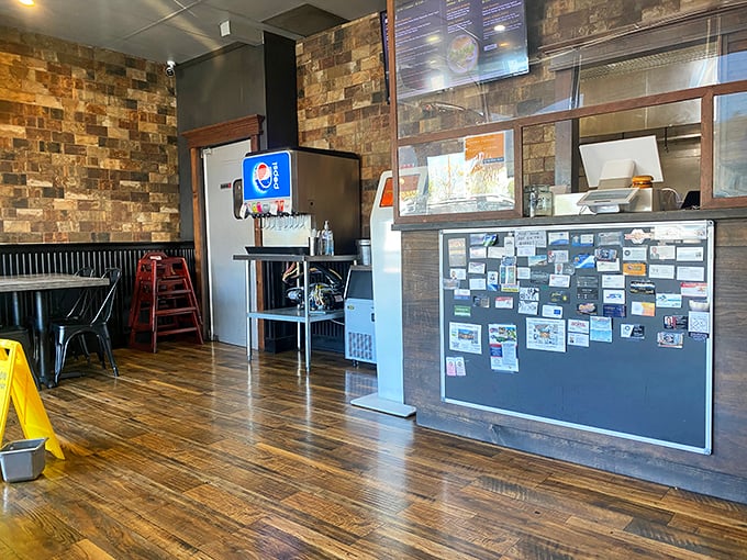 The ordering counter keeps things refreshingly simple – no complicated apps or QR codes required.