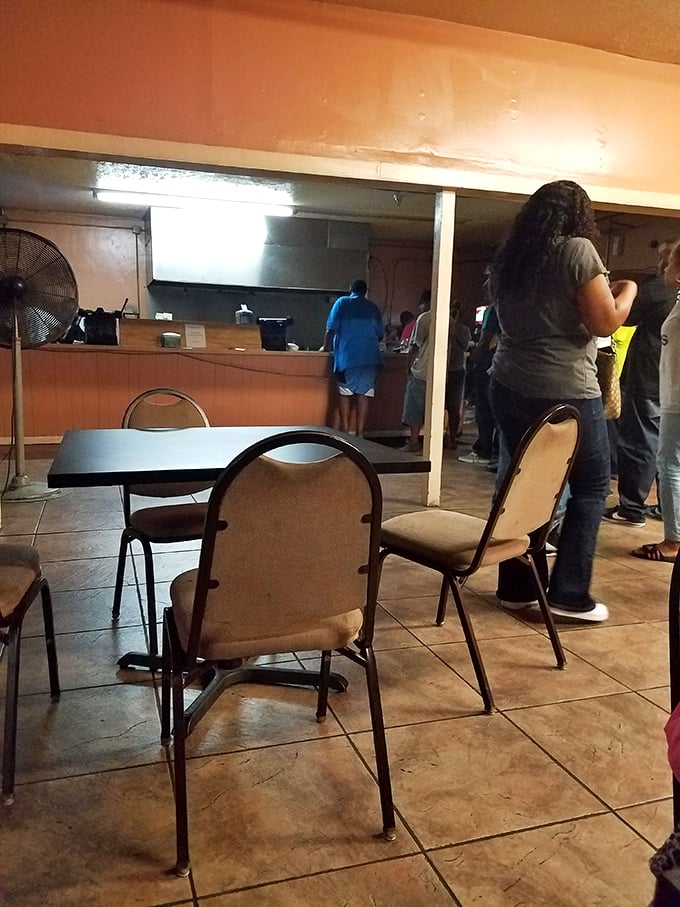 The line forms here for a reason. These folks aren't waiting for just any meal—they're queuing for an experience that's worth every minute.