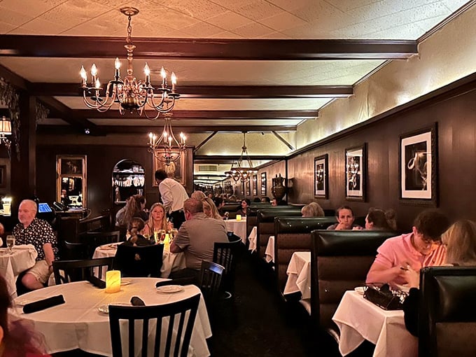 The dining room hums with conversation and clinking glasses—the soundtrack to memorable meals since before Instagram could document them.