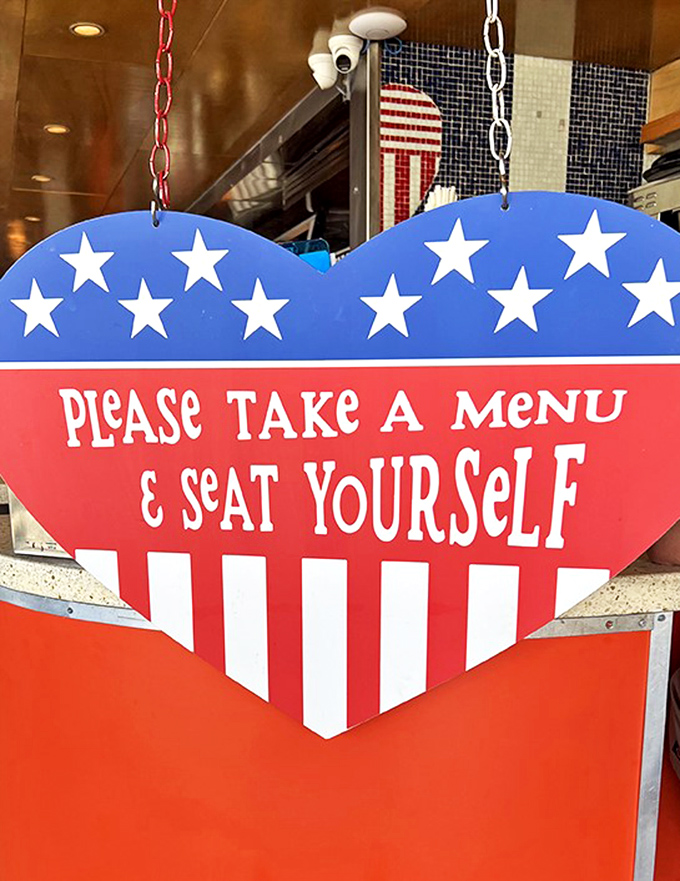 "Please take a menu & seat yourself" – five words that promise democracy in dining and the freedom to choose your own adventure.