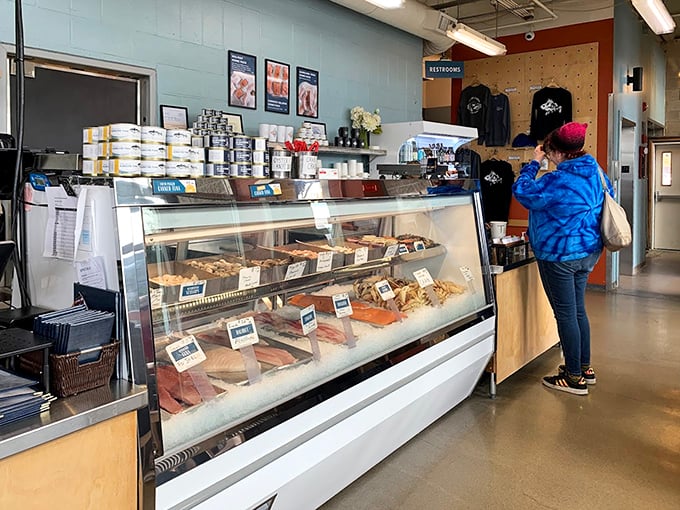 At the fish counter, the day's catch awaits its starring role, a reminder that at Local Ocean, "fresh" isn't just marketing—it's a mission statement.