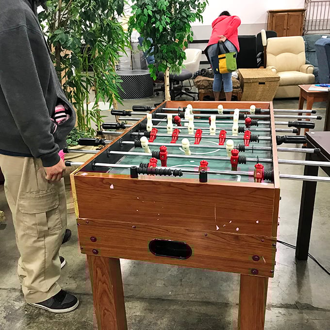 Game night, anyone? This foosball table costs less than taking the family to one professional soccer match. The competition is just as fierce.