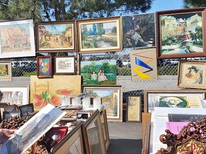 Framed artwork waiting to class up your walls – goodbye, college posters; hello, actual taste.