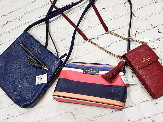 Kate Spade meets bargain hunter's paradise. These designer bags carry both your essentials and bragging rights.