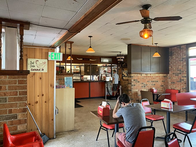 That counter where orders are placed and friendships are formed—the heart of any great diner that's stood the test of time.