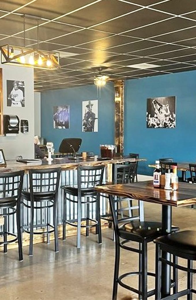 The dining counter offers front-row seats to the action – perfect for solo diners or those who appreciate the rhythm of a well-run restaurant.