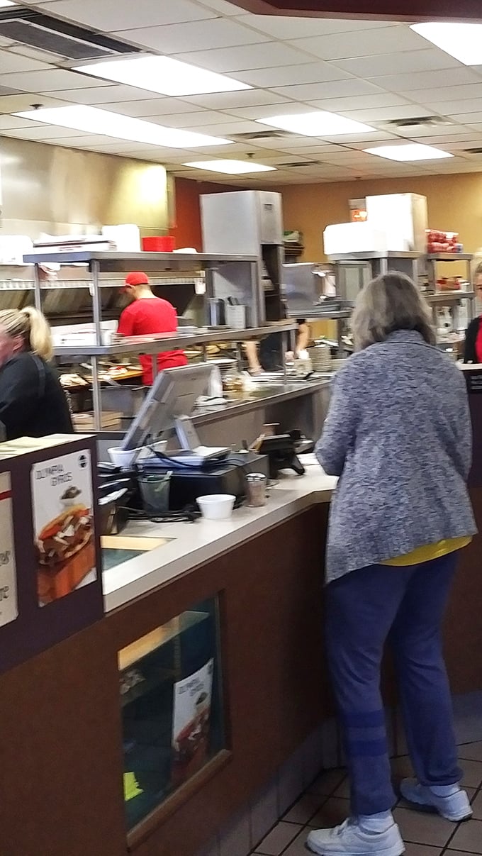 The order counter—where relationships between hungry customers and the keepers of deliciousness begin their beautiful friendship.