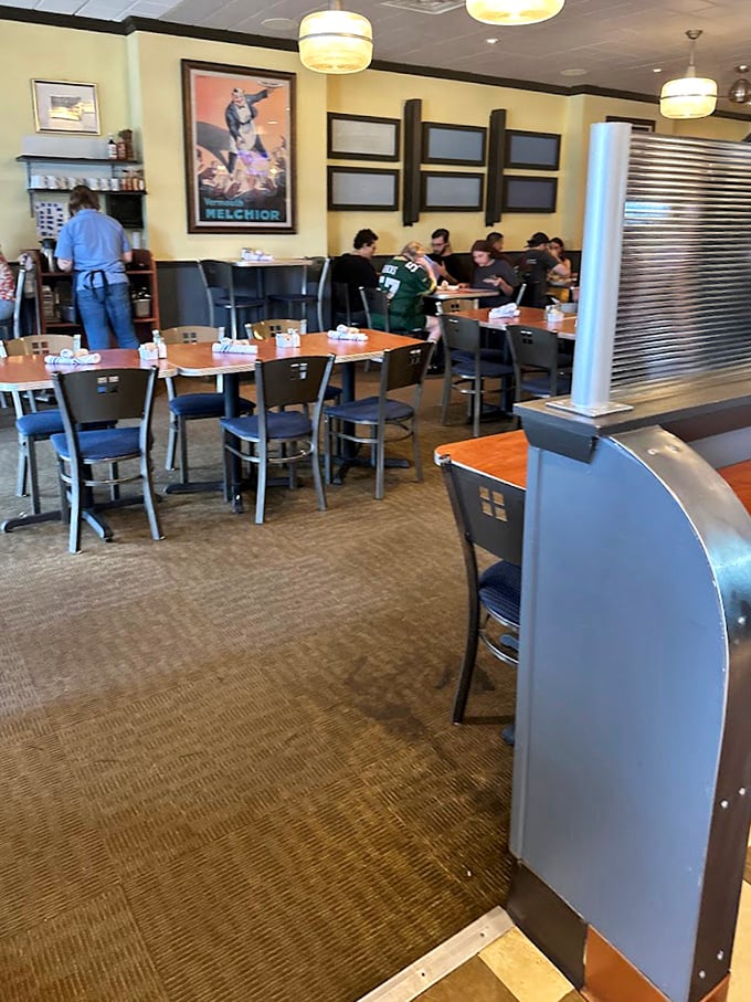 The dining room has that perfect buzz of conversation and clinking silverware—the soundtrack to great breakfast joints everywhere.