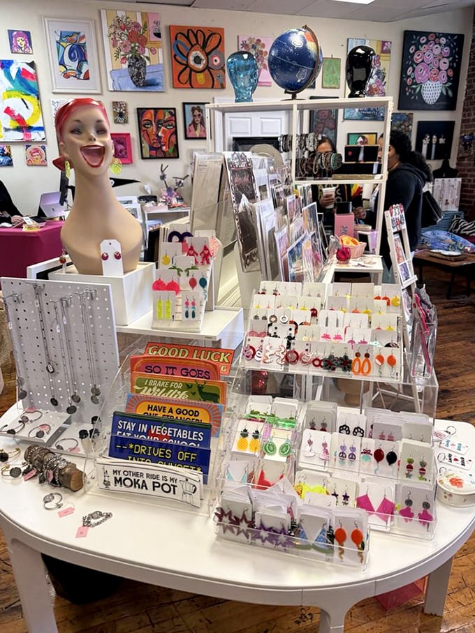 Not just a gift shop—a treasure trove of quirky finds that lets you take home a piece of Moore Street's unique personality.