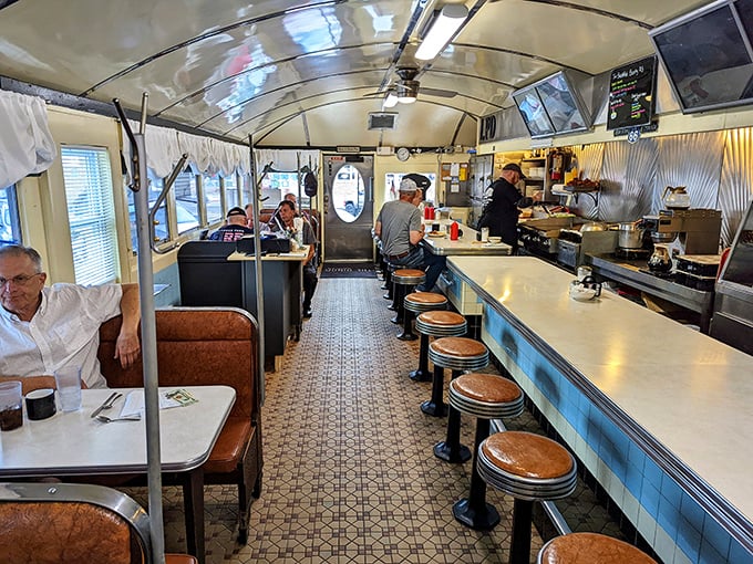 Morning light streams through the windows, illuminating a scene that hasn't changed much in decades—and we wouldn't want it any other way.