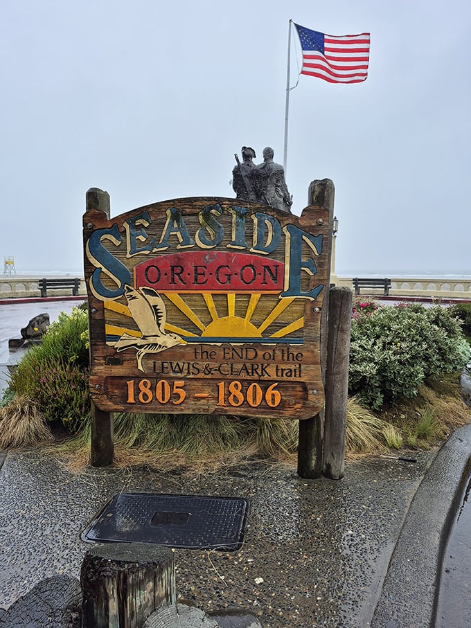Seaside, Oregon—where Lewis and Clark's epic journey ended and your seafood pilgrimage begins, just steps from Mo's front door.