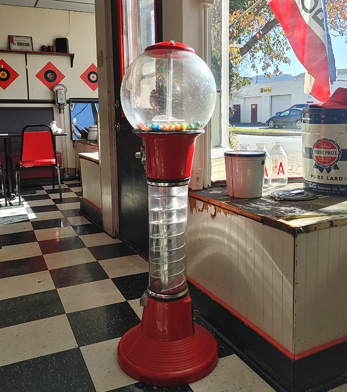 That vintage gumball machine isn't just decoration—it's a time machine to when a penny bought a treat and diners were America's living rooms.