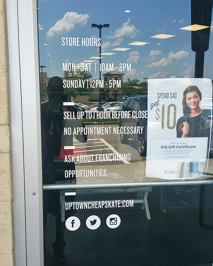 Open seven days a week and willing to buy your castoffs—the circle of fashion life continues with no appointment necessary.