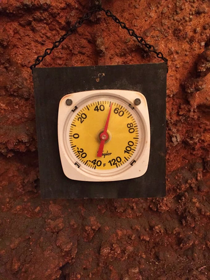 A constant 56 degrees year-round – Mother Nature's perfect climate control system was installed millions of years before air conditioning.