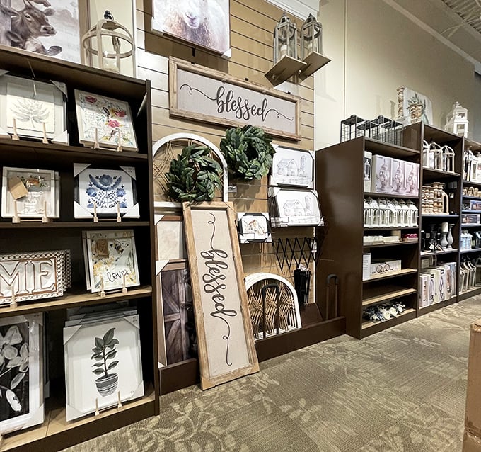 Home décor that whispers "live, laugh, love" at prices that won't make you cry, scream, or go broke.