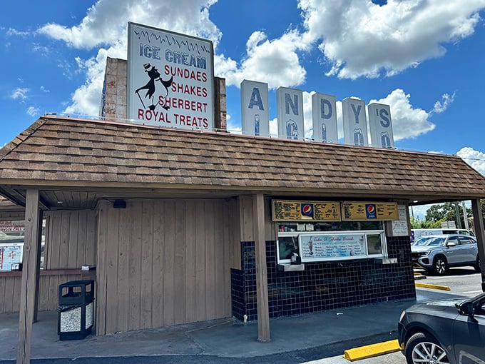 Andy's Igloo has been serving nostalgia with a side of ice cream since the 1950s – Florida's answer to American Graffiti.