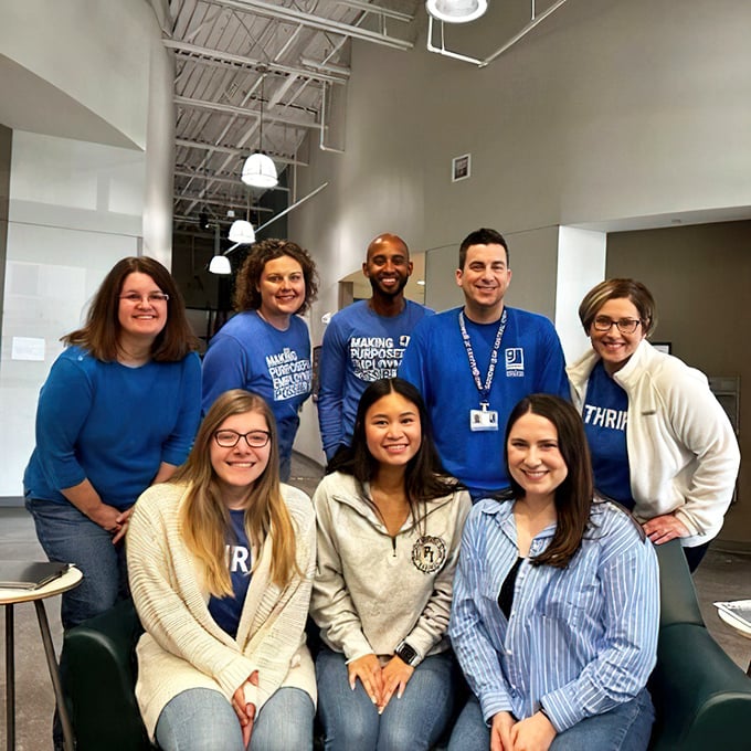 The dedicated team behind the bargains—these blue-shirted wizards transform donations into opportunities, creating community impact one transaction at a time.
