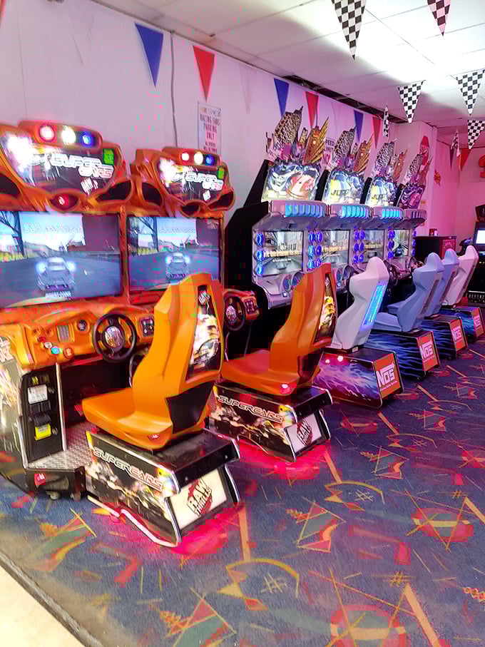 Racing games offering nostalgic fun that doesn't require monthly subscriptions or internet password dramas.