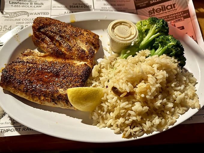 Blackened mahi-mahi that proves sometimes the simplest preparation lets the star of the plate truly shine.