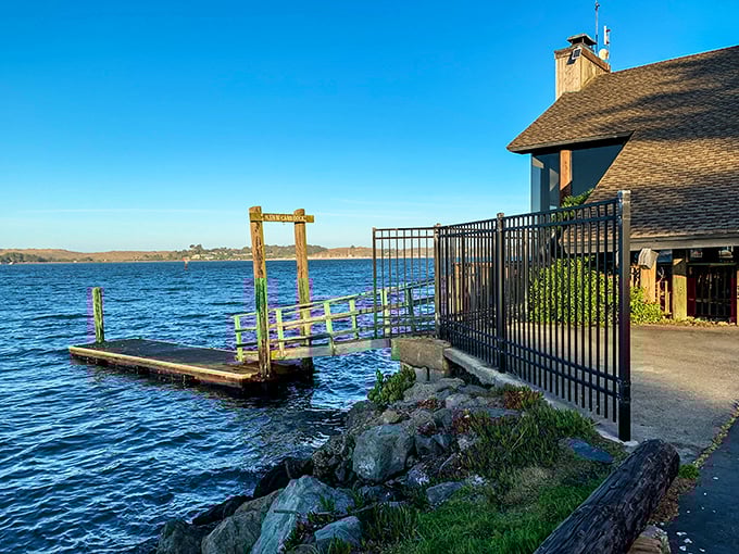 Where boats rest after a hard day's work – this little dock might not look like much, but it's the gateway between ocean bounty and your dinner plate.