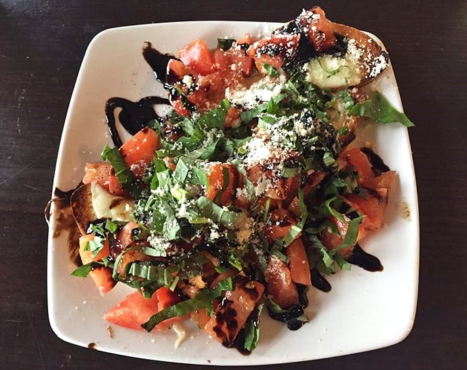 Bruschetta that puts garden-fresh tomatoes center stage, with balsamic playing the perfect supporting role.