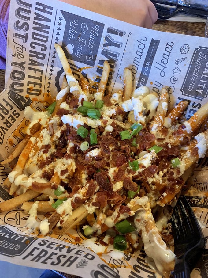 Buffalo Bacon Ranch Fries – a flavor party so good you'll want to send thank-you notes to whoever invented this combination.