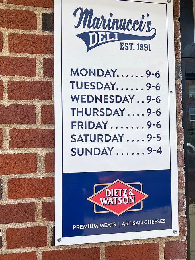 These aren't just business hours—they're the golden windows of opportunity when sandwich magic happens. Plan accordingly, hoagie hunters.