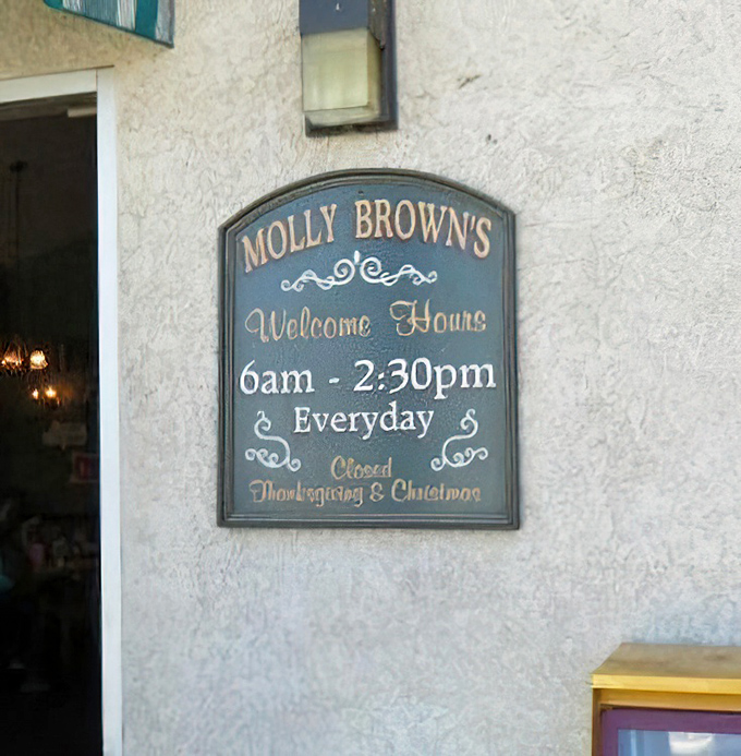 Open 6am to 2 daily – hours that respect the sacred truth that breakfast foods deserve most of the day to be enjoyed properly.