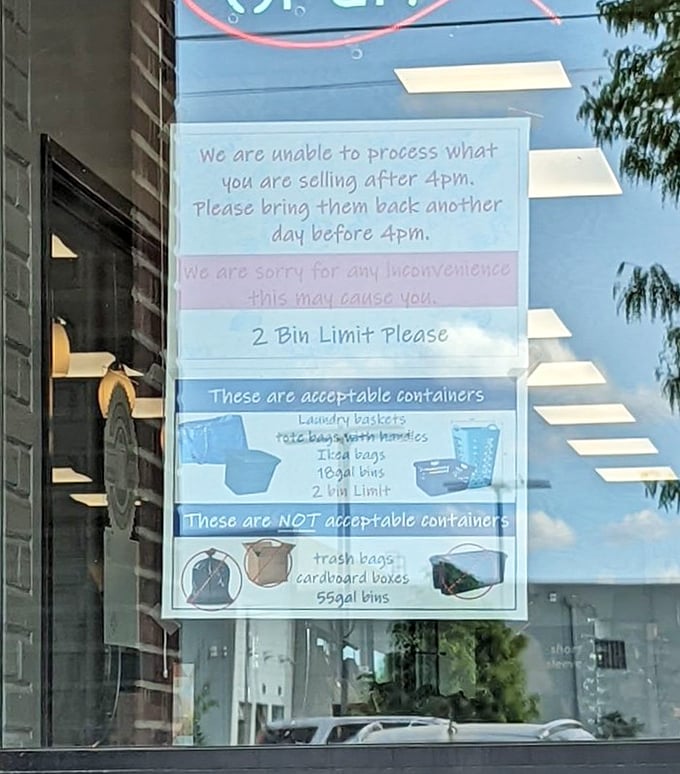 Clear instructions for sellers—because one person's "I have nothing to wear" crisis fuels another shopper's "Look what I found!" triumph.