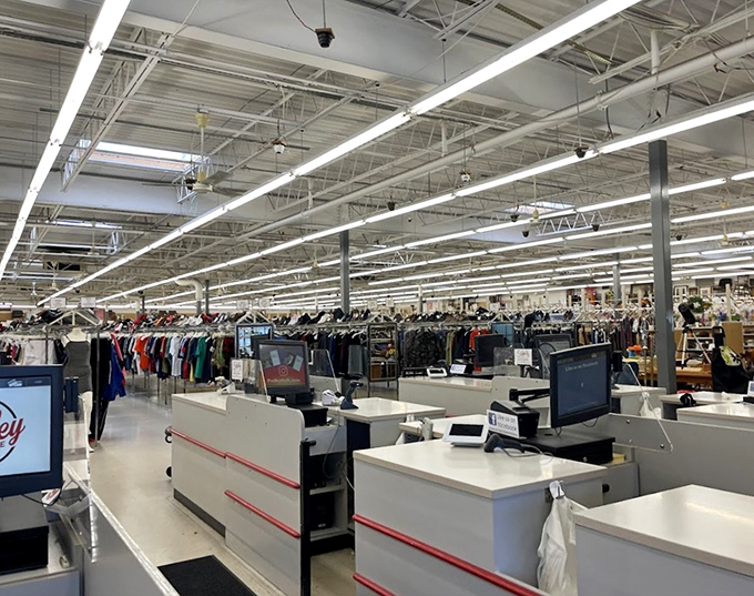 The final frontier: checkout counters where treasures become possessions. The moment of truth where you discover just how far $41 can stretch in this alternate retail universe.