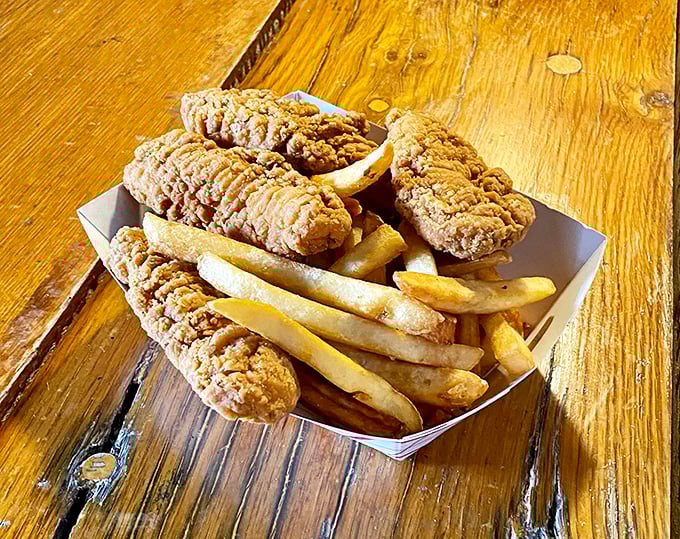 Chicken tenders that actually taste like chicken—a revolutionary concept in a world of mystery meat nuggets.