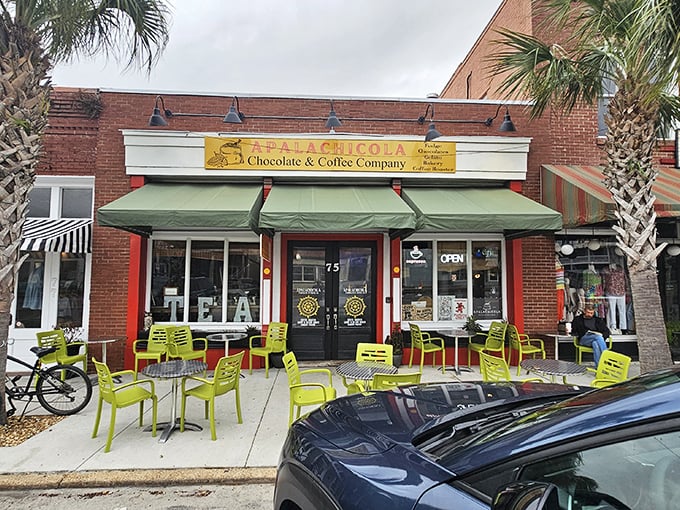 The Apalachicola Chocolate & Coffee Company offers the perfect pick-me-up in a setting so quaint it makes chain cafés seem soulless by comparison.