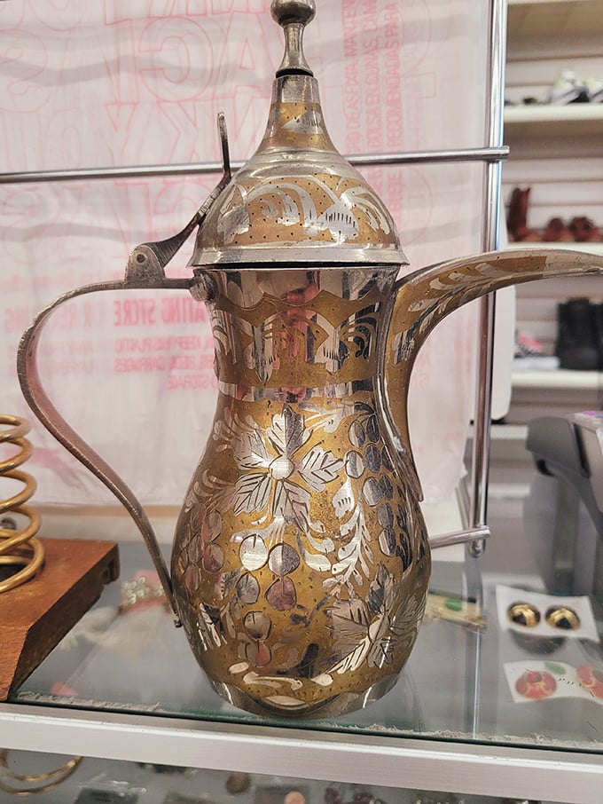 This ornate coffee pot isn't just kitchenware – it's a conversation piece waiting to become the star of your next dinner party.
