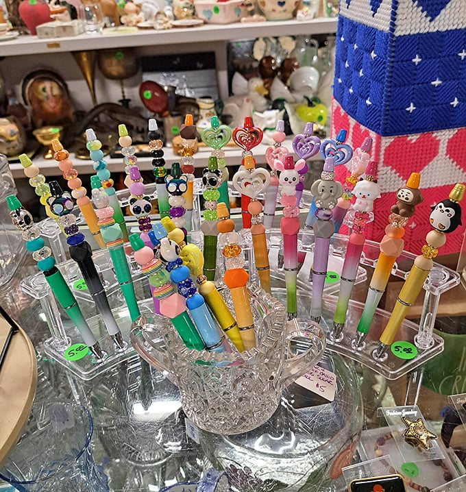 Pens with personality! These aren't just writing instruments—they're desk accessories with delusions of grandeur. Paperwork has never been so whimsical.