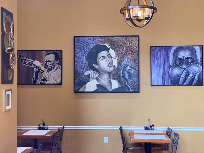 Music legends immortalized on the walls – providing the perfect backdrop for creating your own memorable moments.