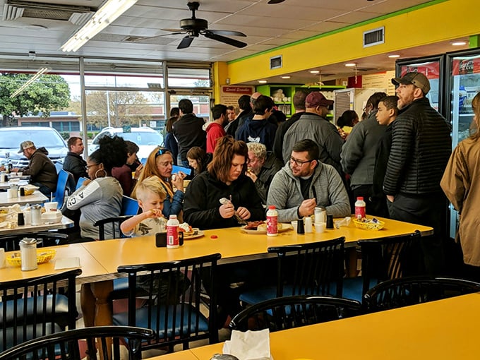 Packed tables tell the real story - locals know where to find breakfast excellence.