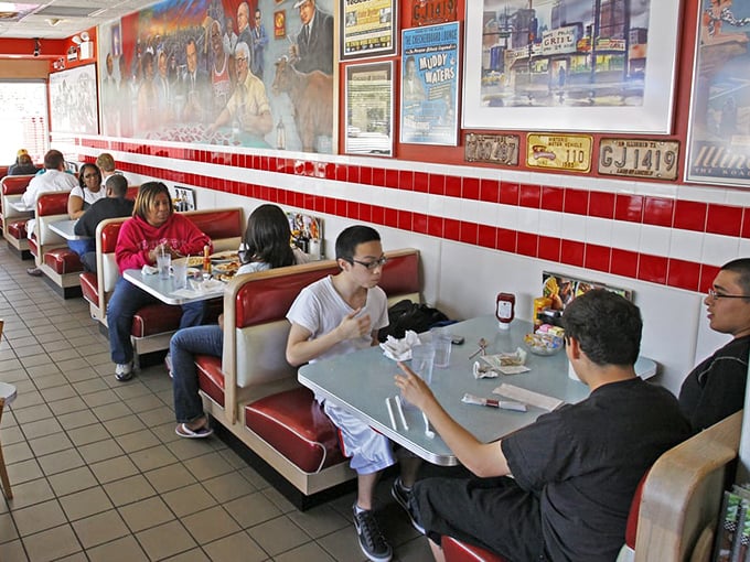 A cross-section of Chicago life sharing tables and stories – the true secret ingredient in any great diner experience.