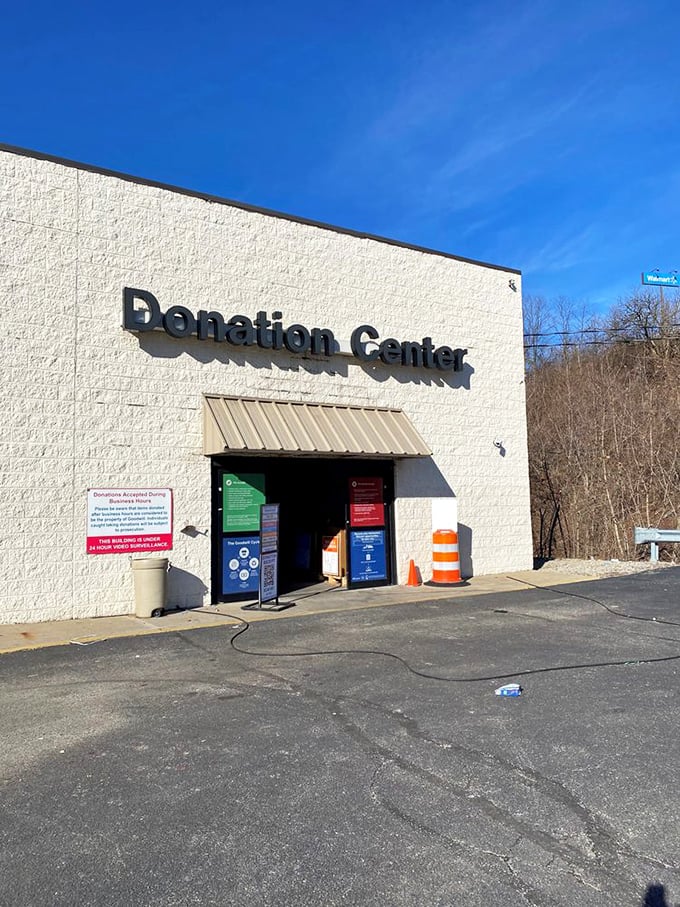 The donation center keeps this treasure cycle spinning, where yesterday's clutter becomes tomorrow's perfect discovery.