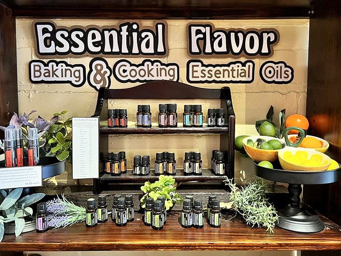 Even the essential oils corner speaks to Phoenix's philosophy: flavor matters in everything, whether it's going in your mouth or scenting your home.