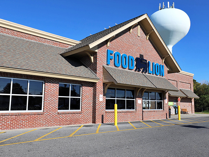 Even the Food Lion supermarket in Crisfield has architectural character, proving that in a town that respects its heritage, even chain stores try a little harder.