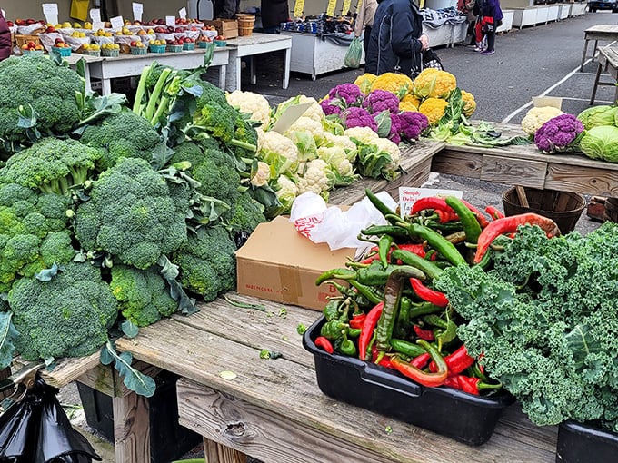 Farm-fresh produce that puts supermarket offerings to shame – vegetables so vibrant they make your smartphone camera work overtime to capture their colors.