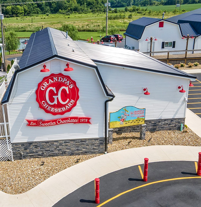 Grandpa's Cheesebarn isn't just a name—it's a promise of dairy delights that would make Wisconsin nervous about its cheese crown.
