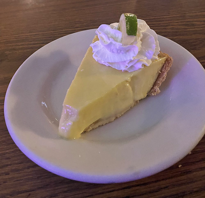 Key lime pie that strikes that perfect balance between tart and sweet—like Florida sunshine on a Pennsylvania plate.