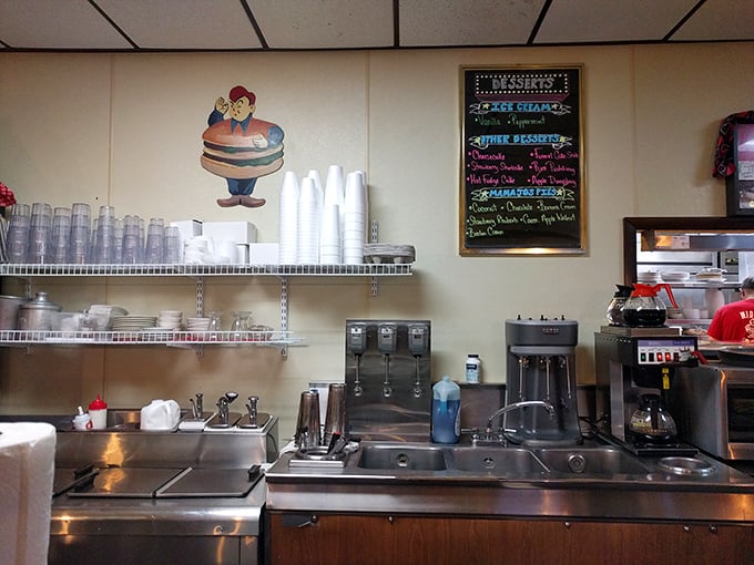 The kitchen—where the magic happens. Simple equipment, practiced hands, and recipes that haven't changed because they don't need to.