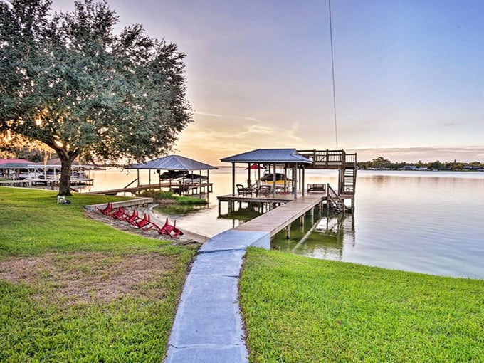 Lakefront living without the coastal price tag – where every sunset feels like it should cost admission but remains gloriously free.