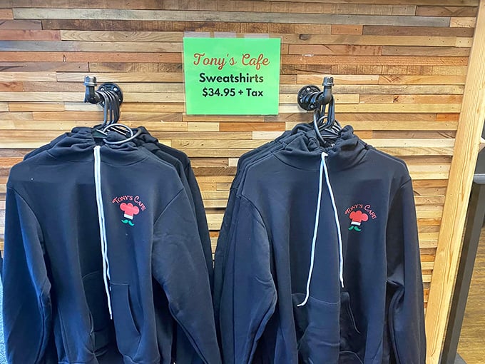 When a pizza place sells branded merchandise, you know they've achieved cult status in the community.