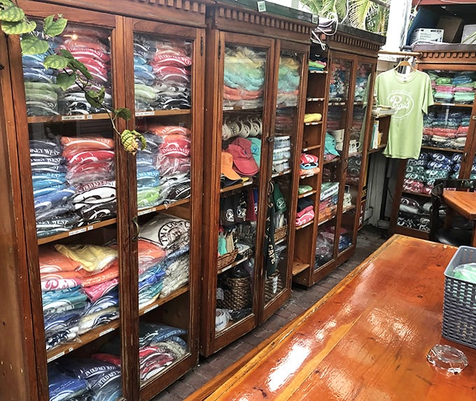 Souvenir t-shirts that actually deserve closet space – the rare vacation memento you'll proudly wear back home instead of hiding in a drawer.