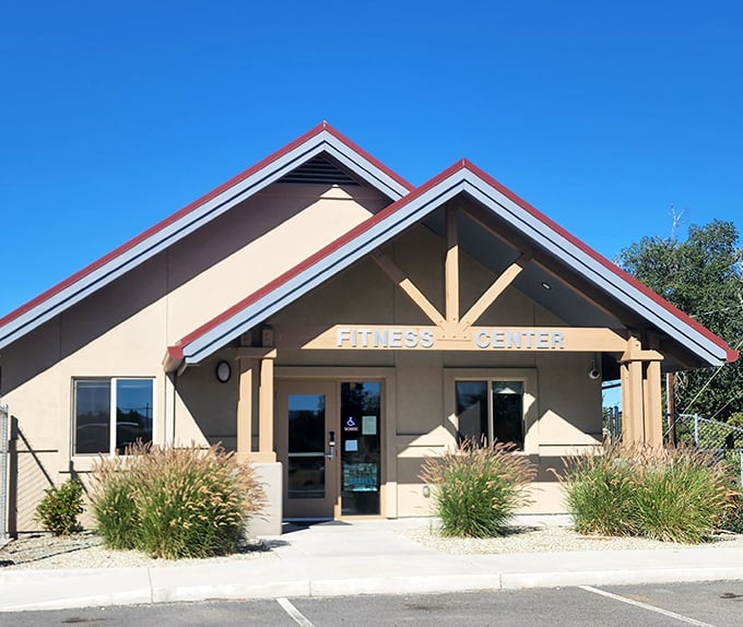 The Modoc Fitness Center proves you don't need big-city amenities to stay in shape – just determination and a building with "FITNESS" on the front.